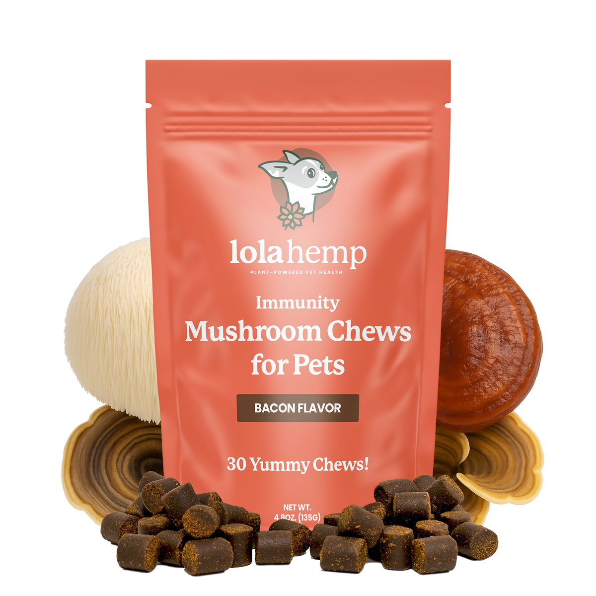Mushroom Chews for Dogs | Cognitive & Immune Support – Lolahemp